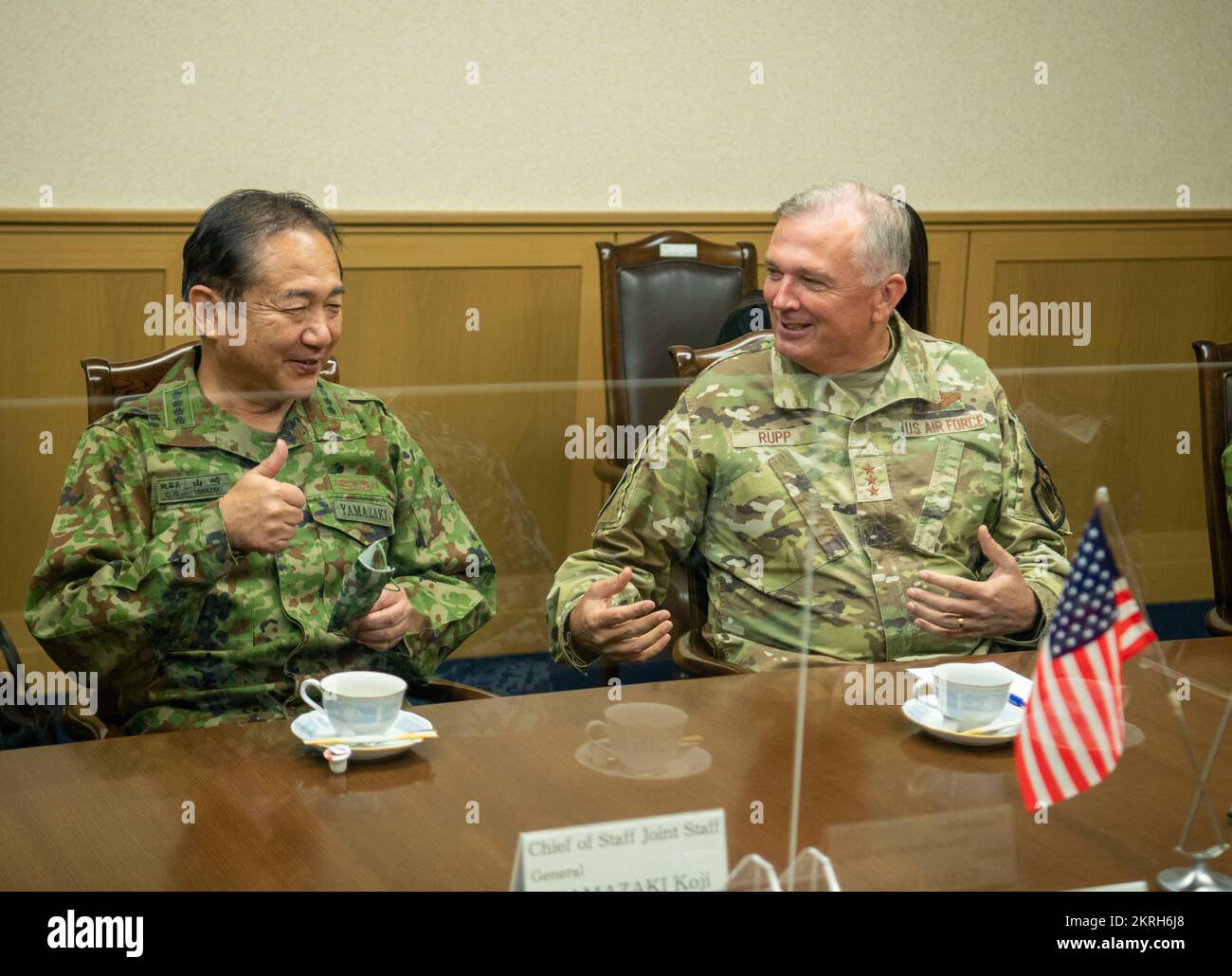 U.S. Air Force Lt. Gen. Ricky Rupp, commander of United States Forces ...
