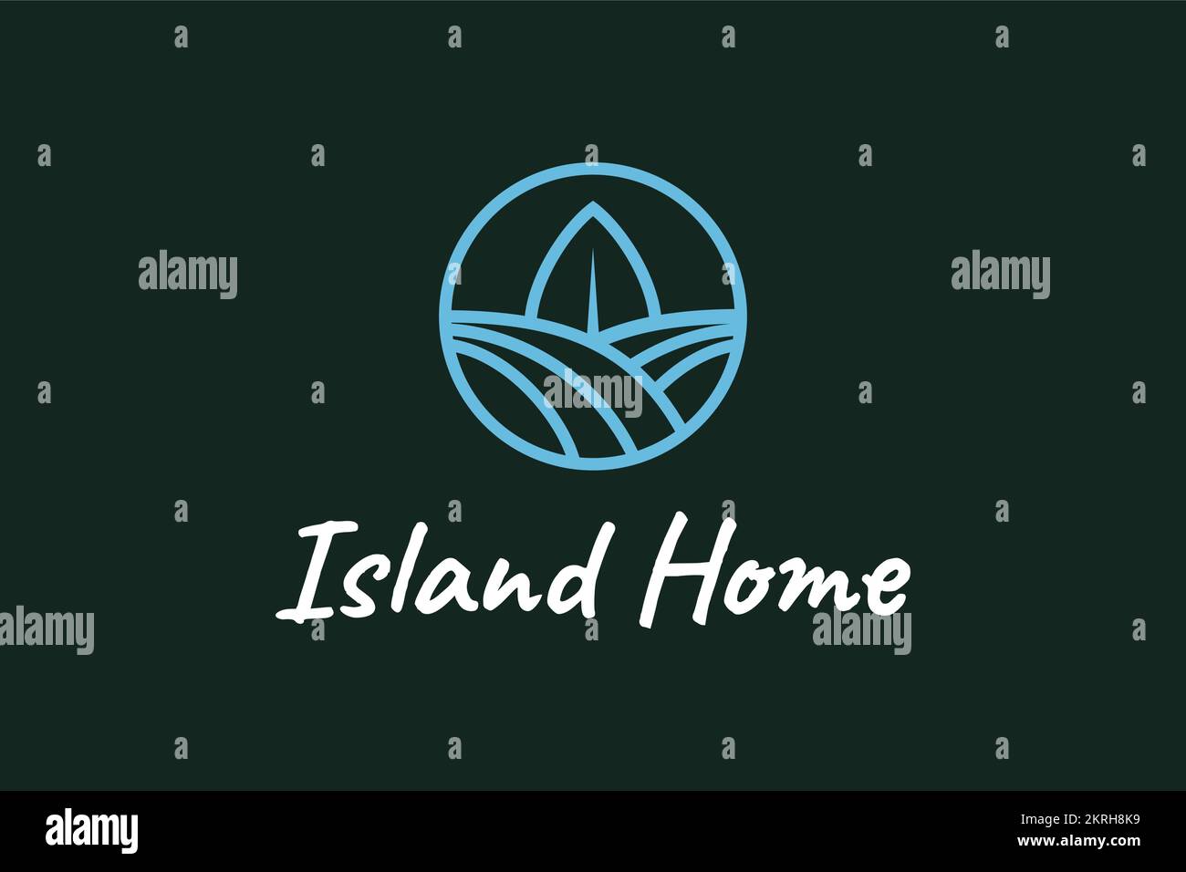 Perfect wave on beach Stock Vector Images - Alamy