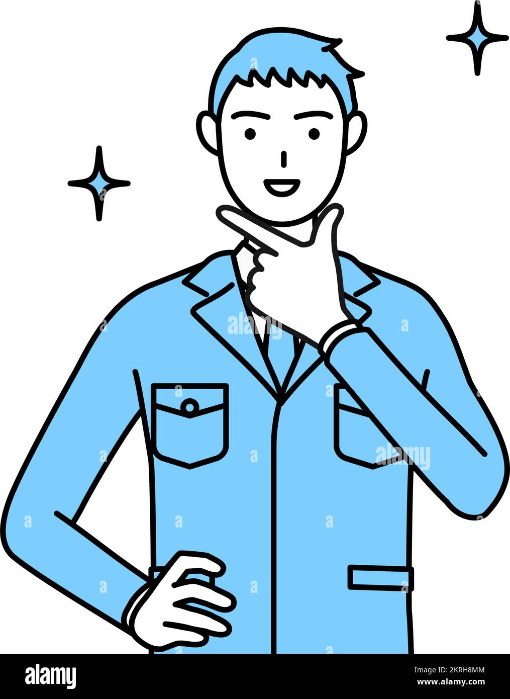 Confident manner Stock Vector Images - Alamy