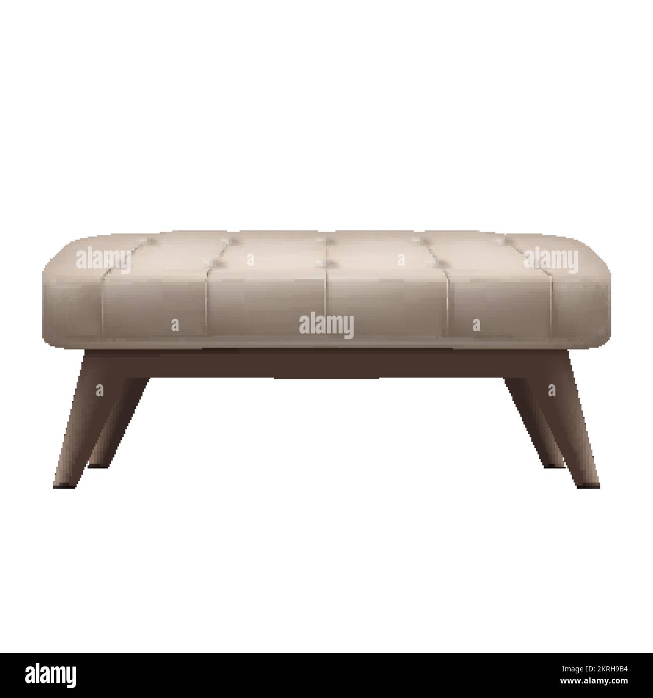 bed bedroom bench realistic vector Stock Vector Image & Art - Alamy