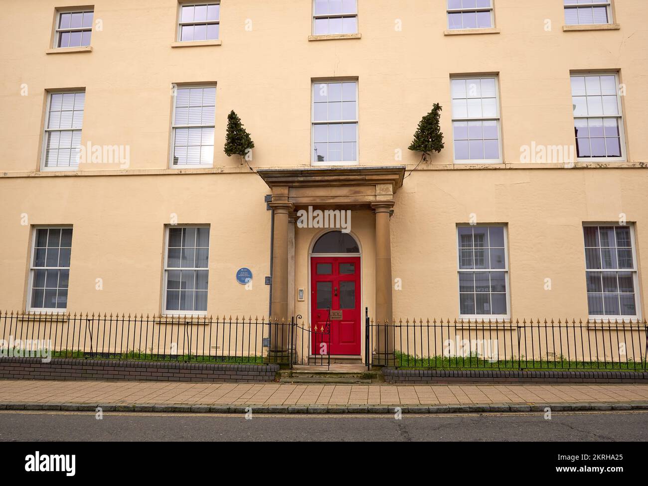 Old building in Ashby de la Zouch, UK Stock Photo - Alamy