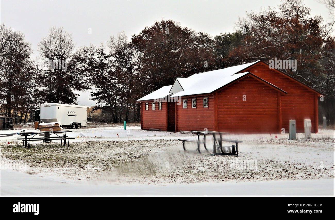 Work on a new comfort station is shown Nov. 17, 2022, at Pine View ...