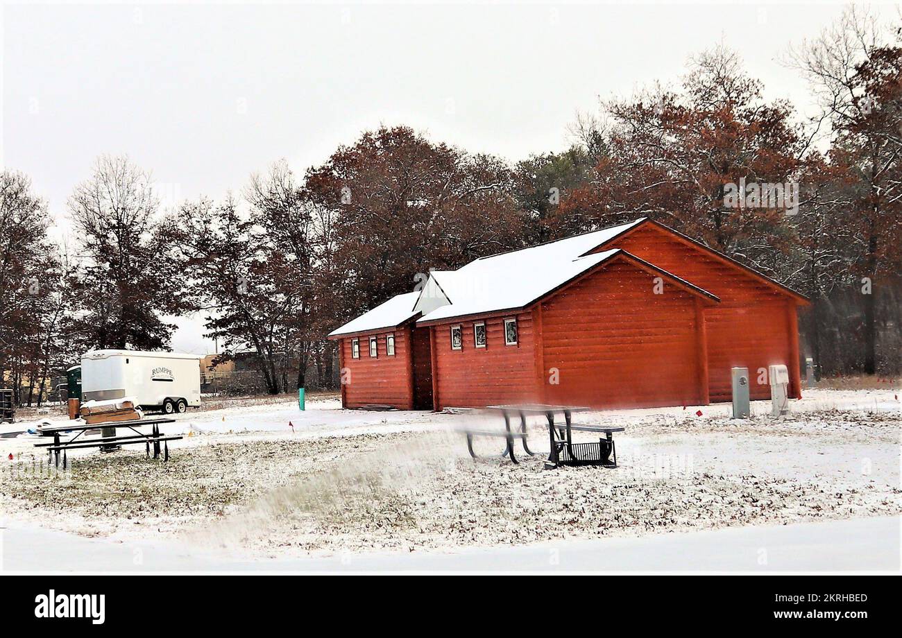 Work on a new comfort station is shown Nov. 17, 2022, at Pine View ...