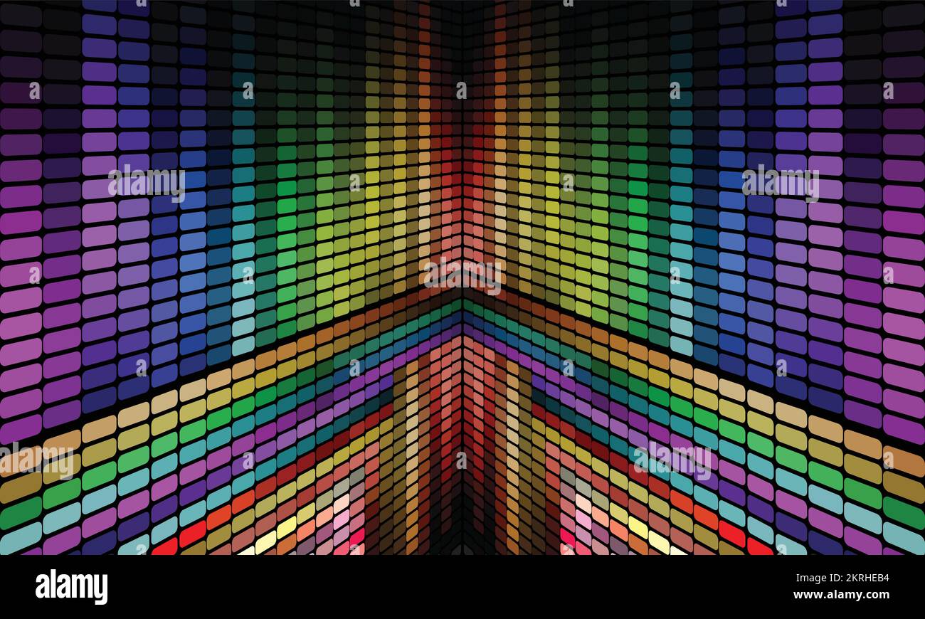 Abstract equalizer concept idea background - illustration, Kaleidoscope ...