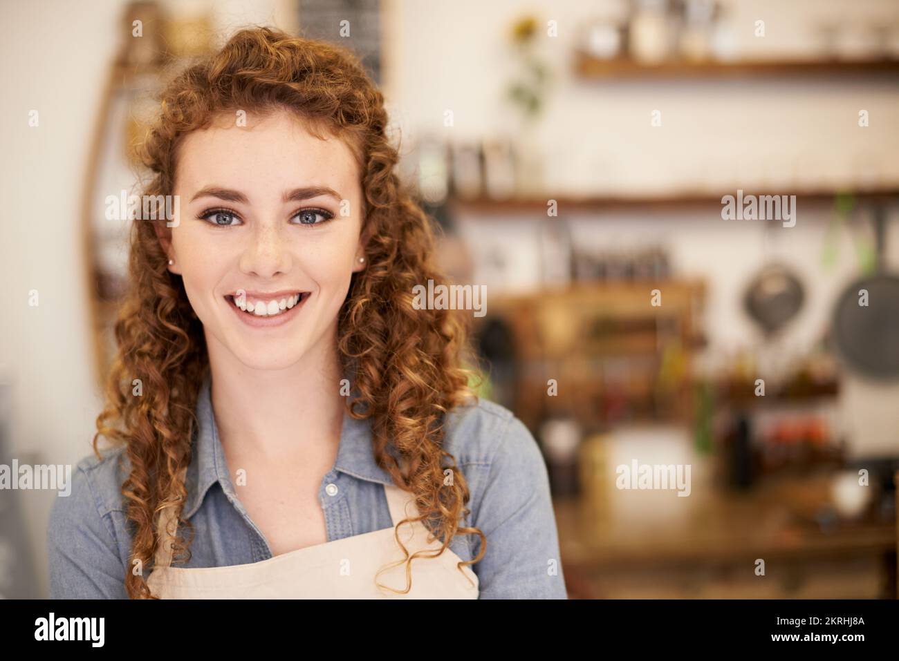 Expert Barista - put in your requests. Closeup portrait of an ...