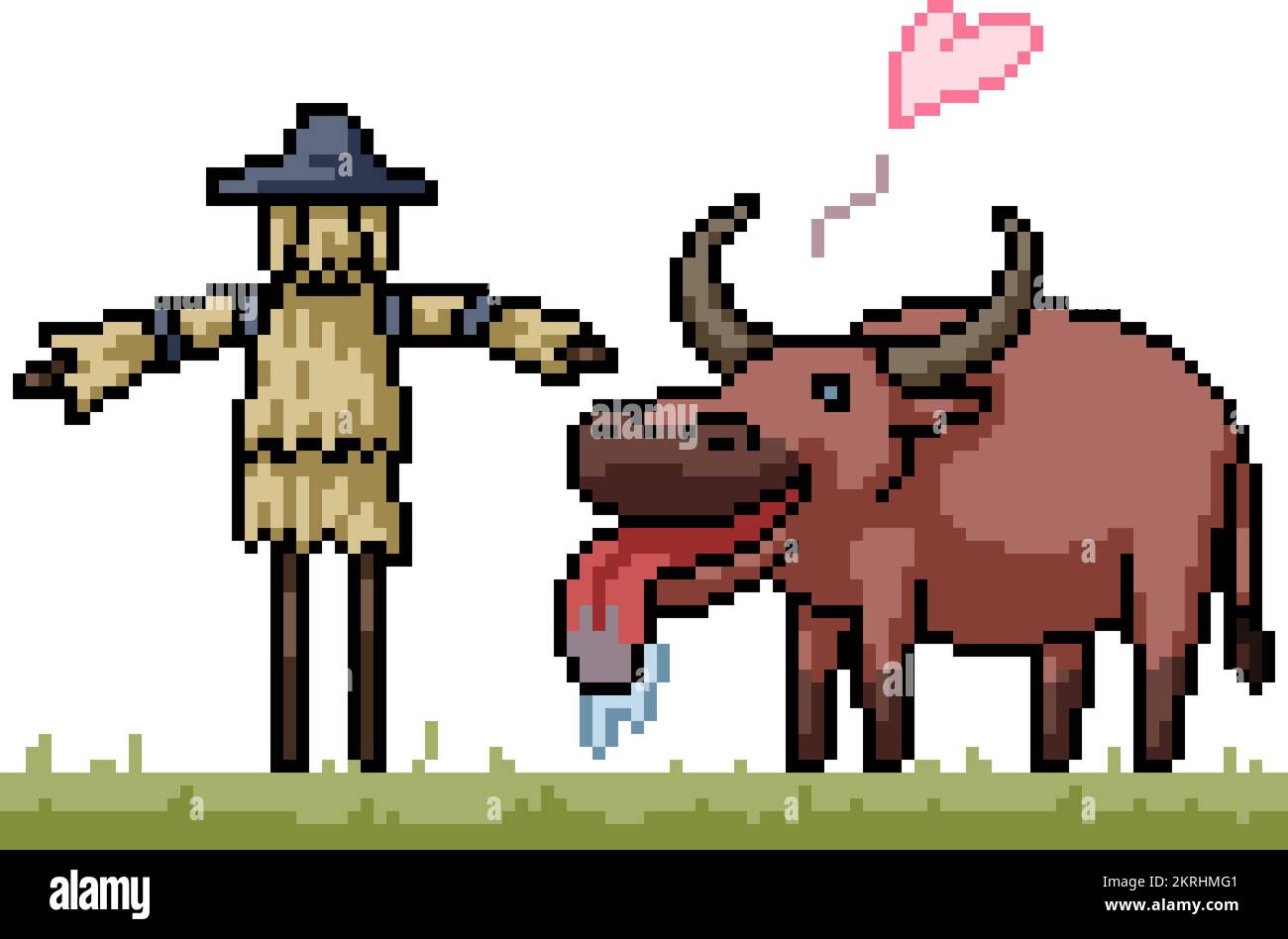 Cute scarecrow cartoon hi-res stock photography and images - Alamy