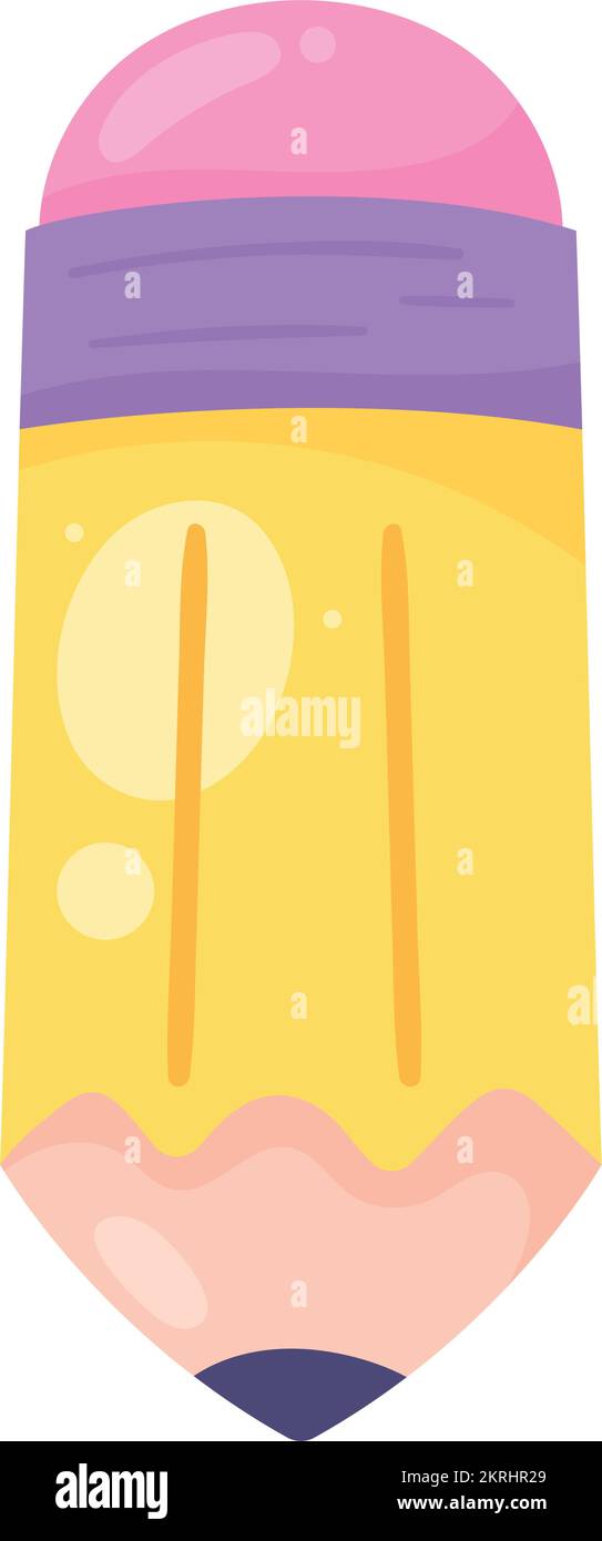 pencil graphite supply isolated icon Stock Vector Image & Art - Alamy