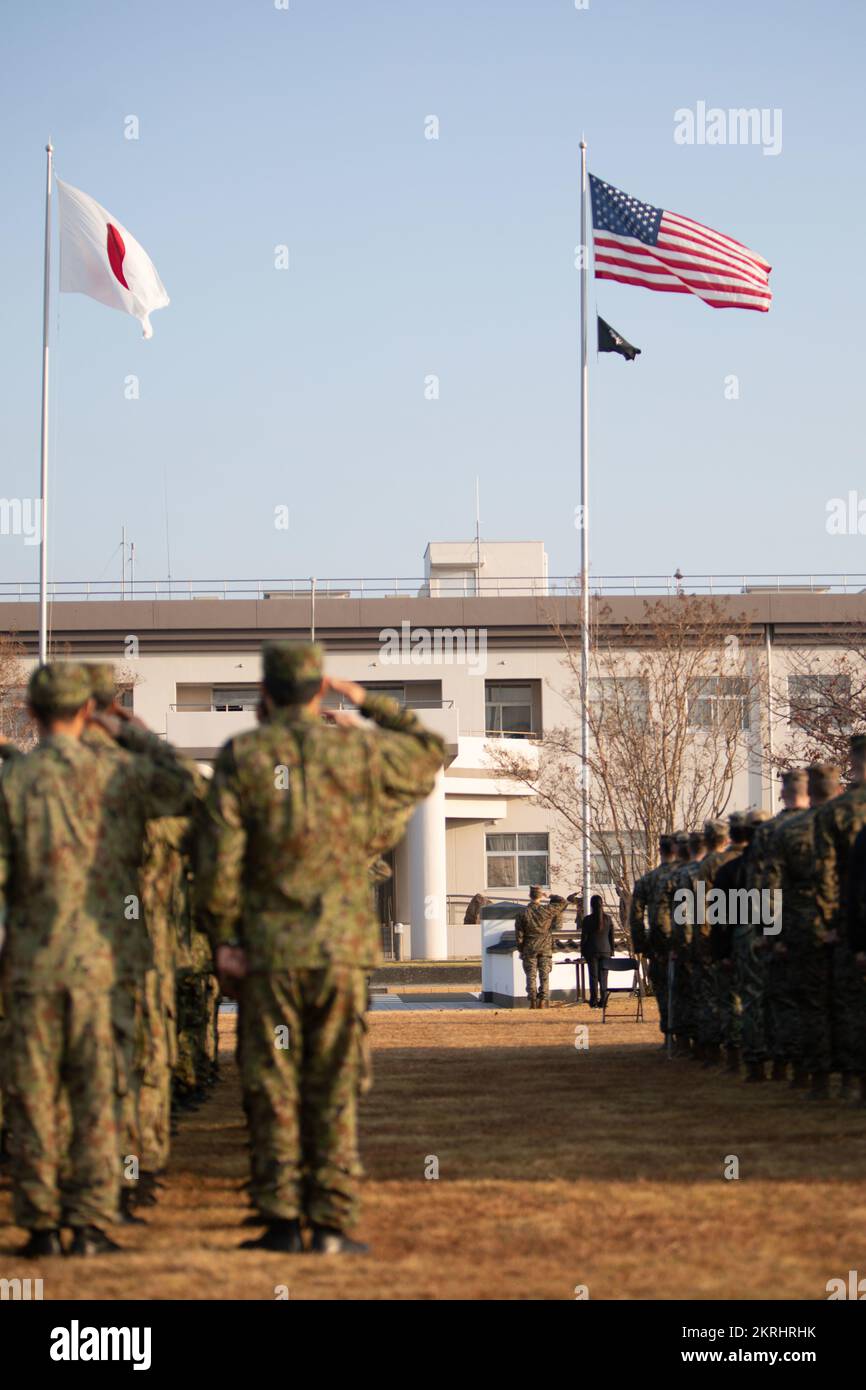 U.S. Marines and Sailors assigned to Marine Corps Air Station Iwakuni ...