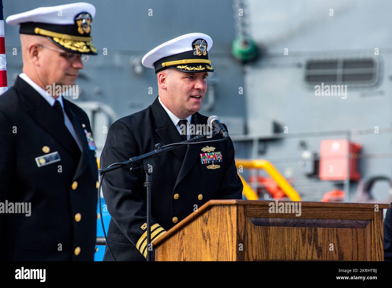 YOKOSUKA, Japan (Nov. 18, 2022) - CDR Tyler Scharar, public works ...