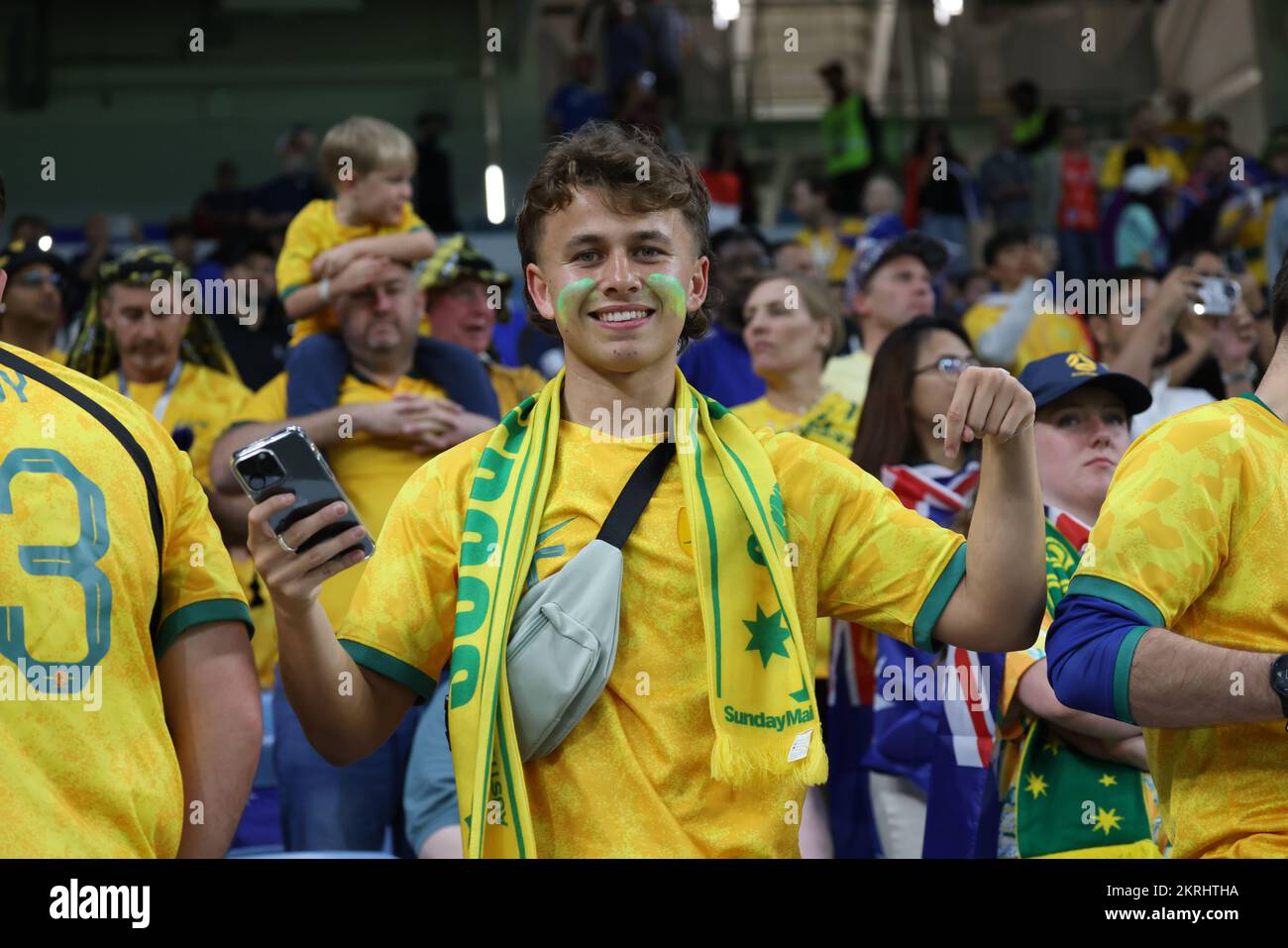 Al Janoub, Qatar. 22 November 2022. France vs Australia Stock Photo - Alamy