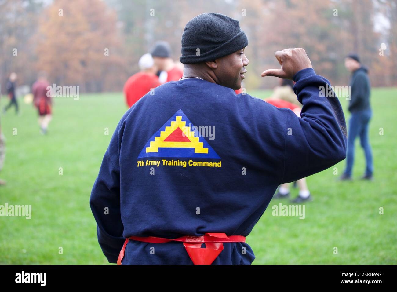 Grafenwöhr, GERMANY—U.S. Army Maj. Jermaine Goodman, a personnel ...