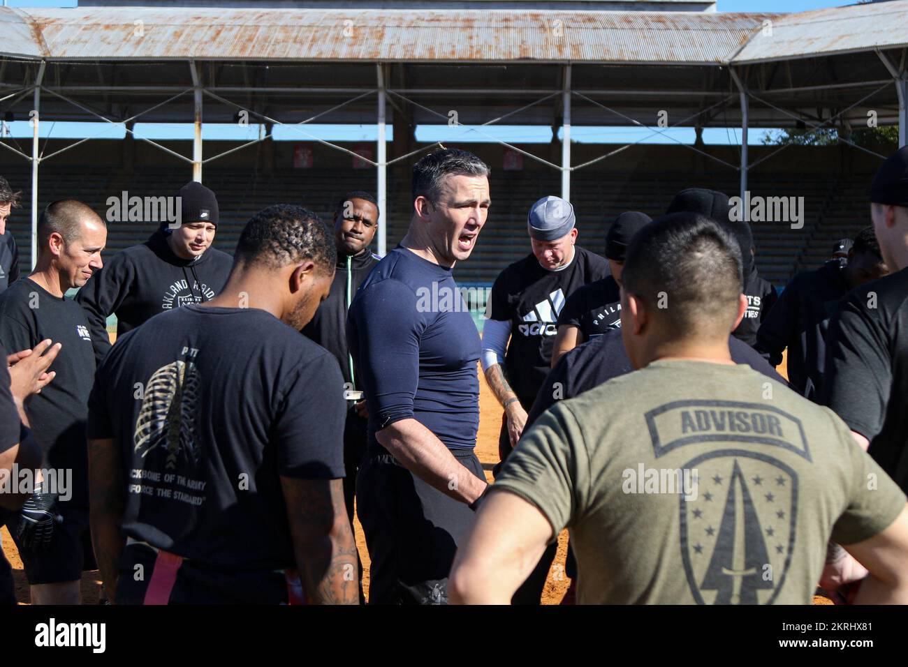 Cmd. Sgt. Maj. Michael Burke, command sergeant major of 1st Security ...