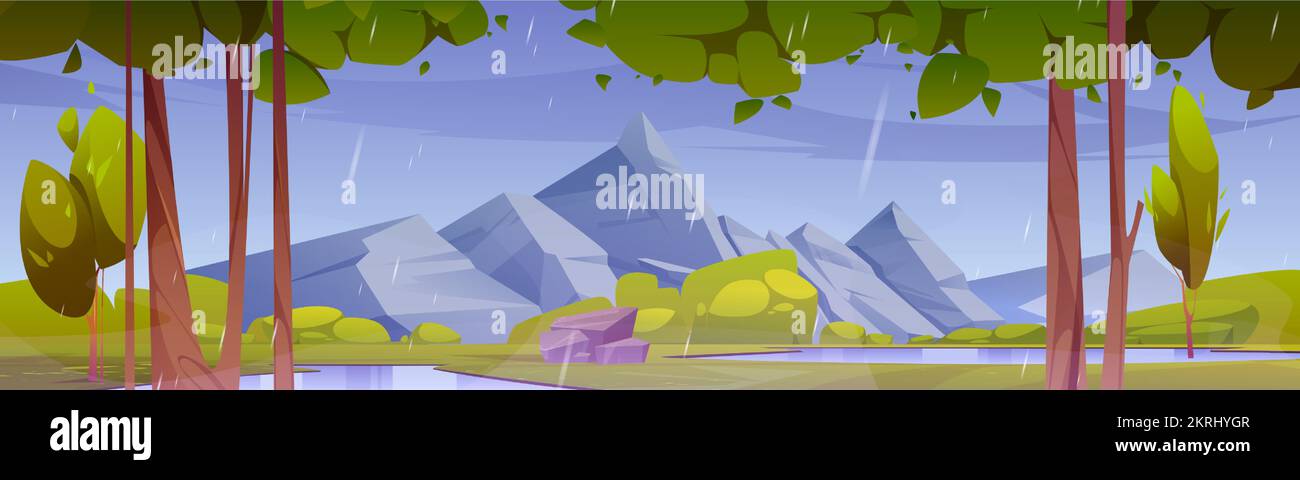 Wet highland Stock Vector Images - Alamy