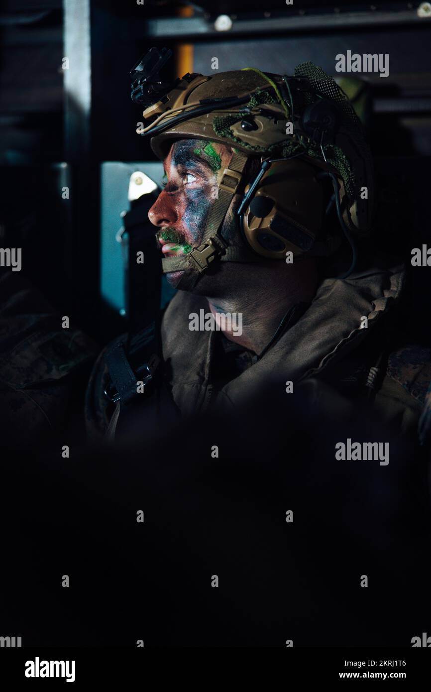 U.S. Marine Corps LCpl. Mark Ruark, a rifleman with 1st Battalion, 2nd ...