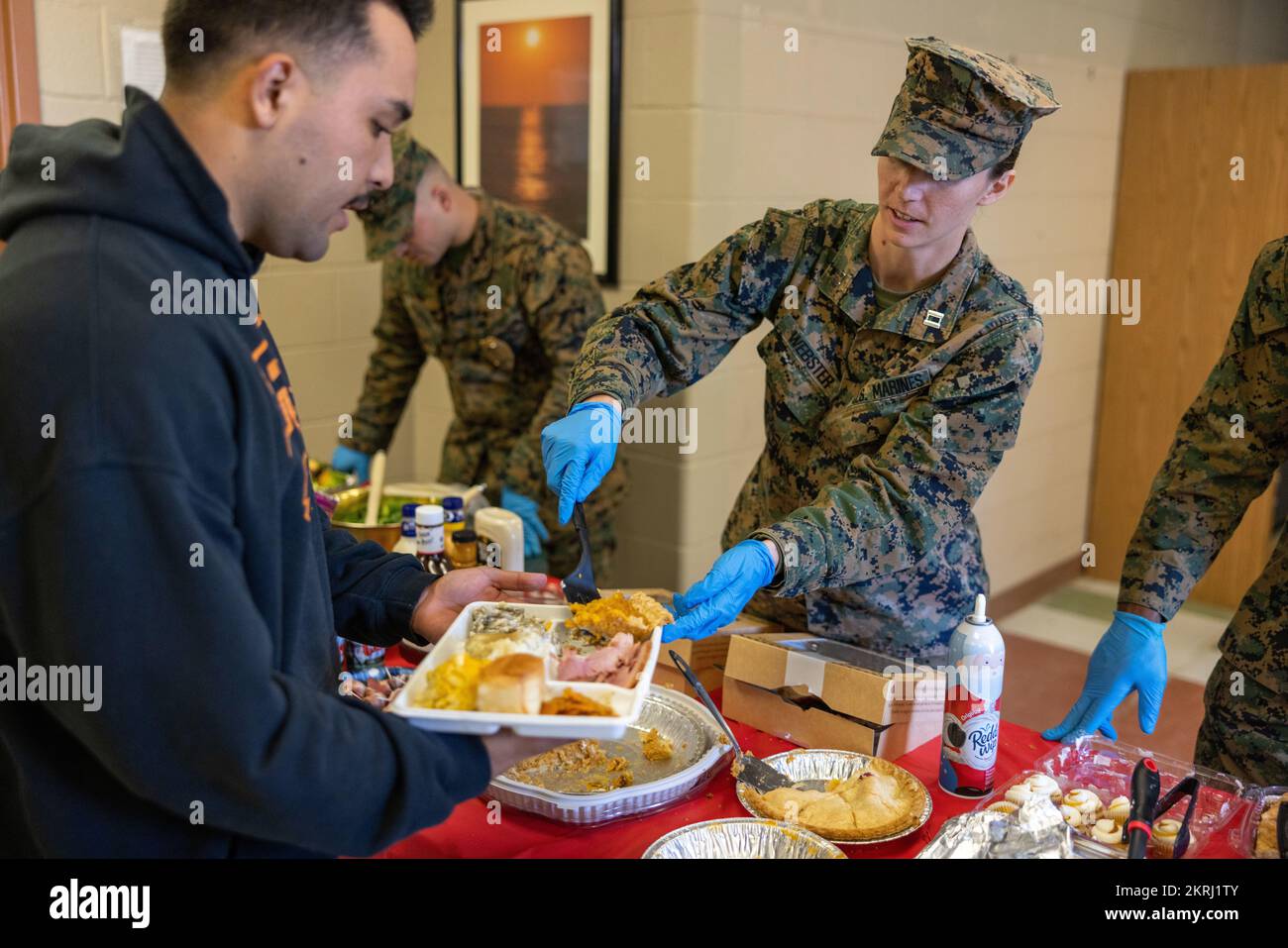 Captain Cinja Webster, G-4 Operations Officer, Marine Corps Base ...