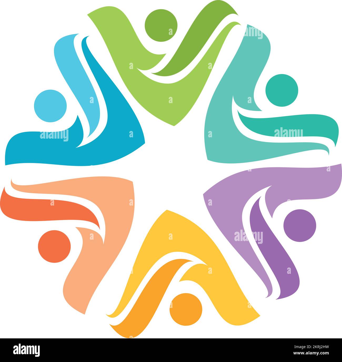 Abstract body silhouette. Caring, wellness logotype Stock Vector Image ...