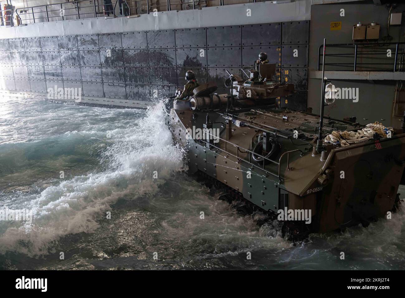 221118-N-XB010-1017 PHILIPPINE SEA (Nov. 18, 2022) – Members of the Japan Self-Defense Force ...