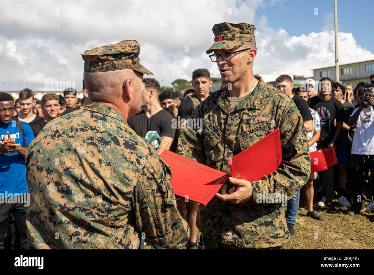 U.S. Marine Corps Col. Christopher Haar, commanding officer of Combat ...