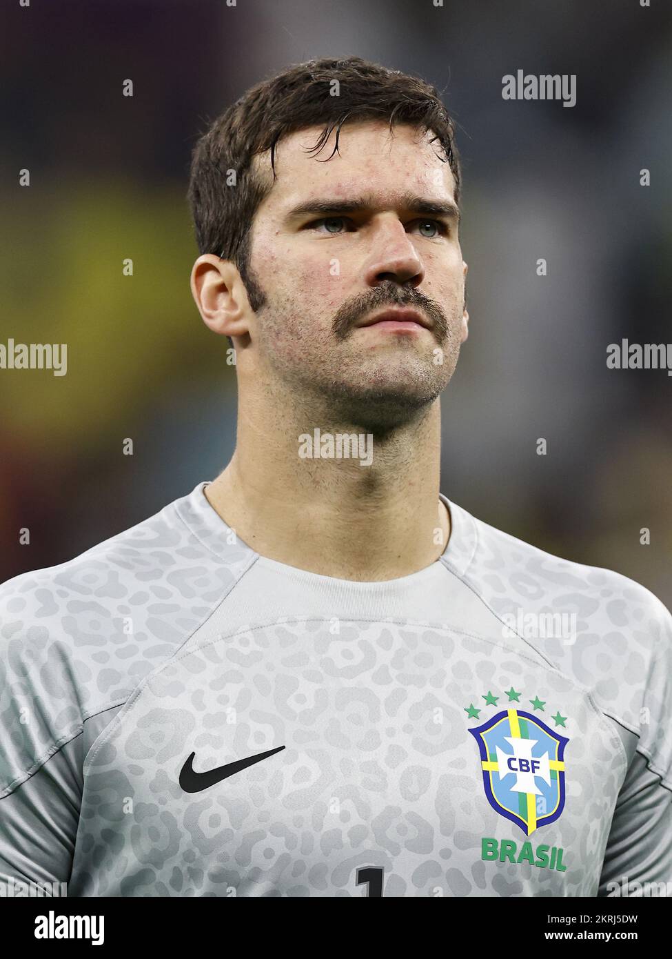 LUSAIL CITY - Brazil goalkeeper Alisson during the FIFA World Cup Qatar ...