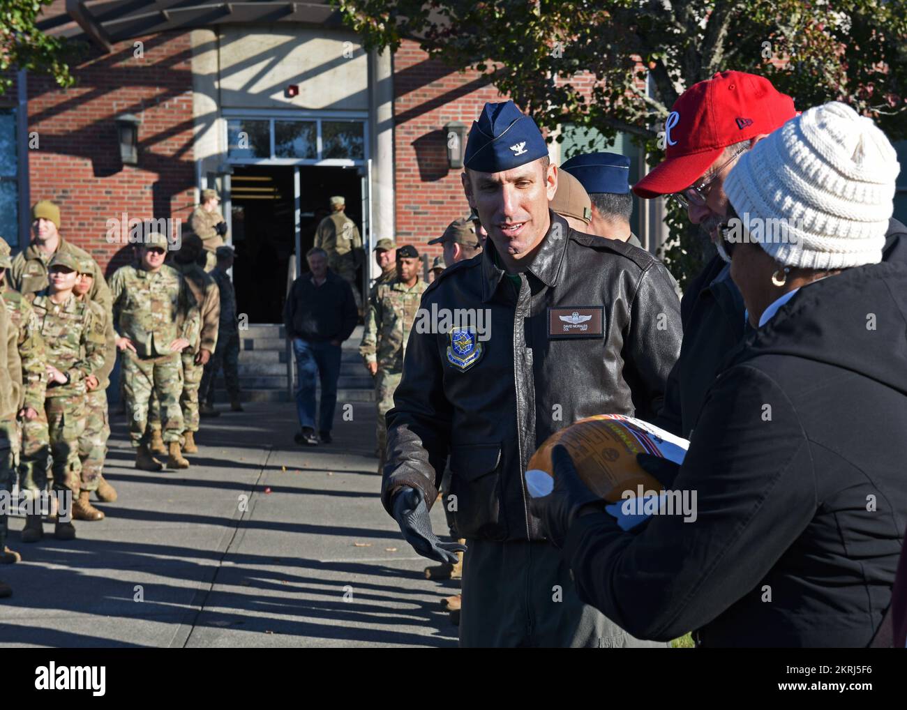 U.S. Air Force Col. David Morales, vice commander of the 62d Airlift ...