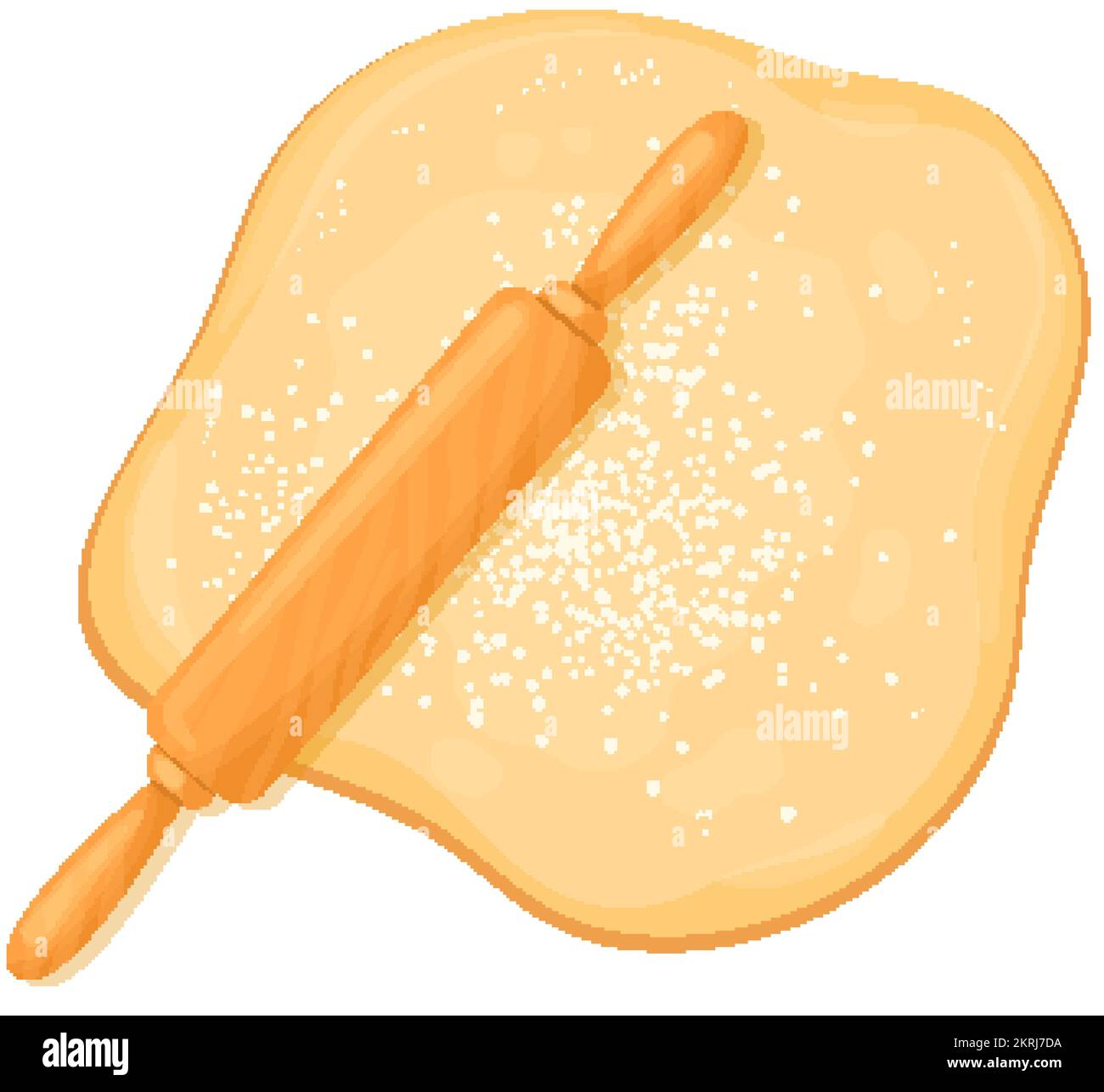 dough bread cartoon vector illustration Stock Vector Image & Art - Alamy