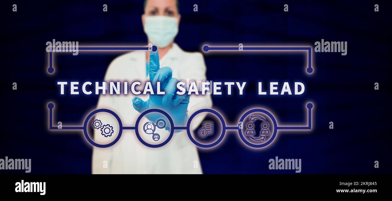 Text showing inspiration Technical Safety Lead, Word Written on ...