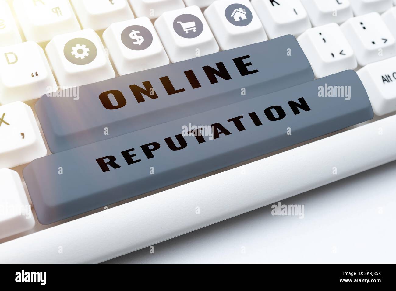 Text caption presenting Online Reputation, Word for Reliability Ranking ...