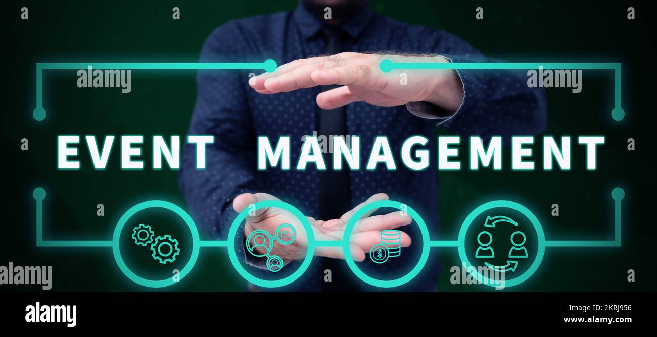 Writing displaying text Event Management, Business overview Special ...