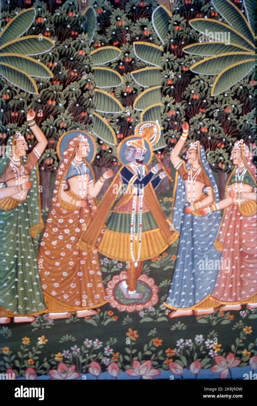 Miniature Paintings Of Radha Krishna