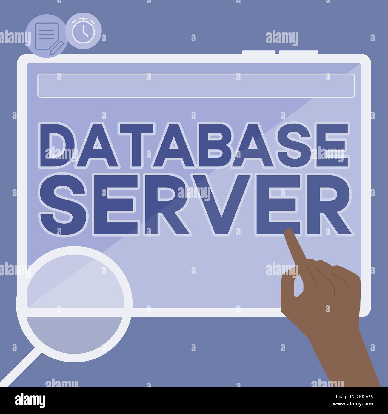 Conceptual display Database Server, Business overview uses a database application that provides ...