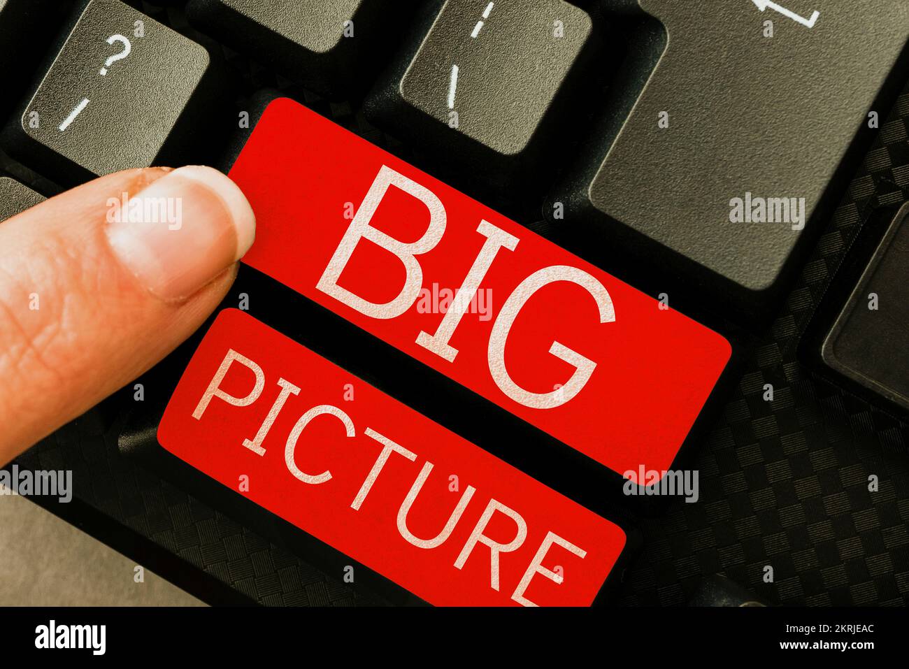 Text sign showing Big Picture, Word Written on most important facts ...