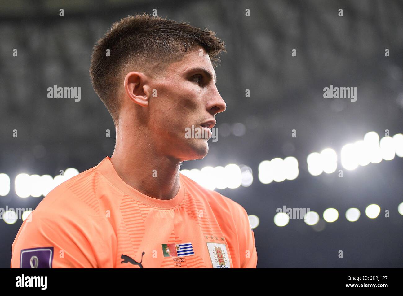 LUSAIL CITY, QATAR - NOVEMBER 28: Sergio Rochet of Uruguay prior to the ...
