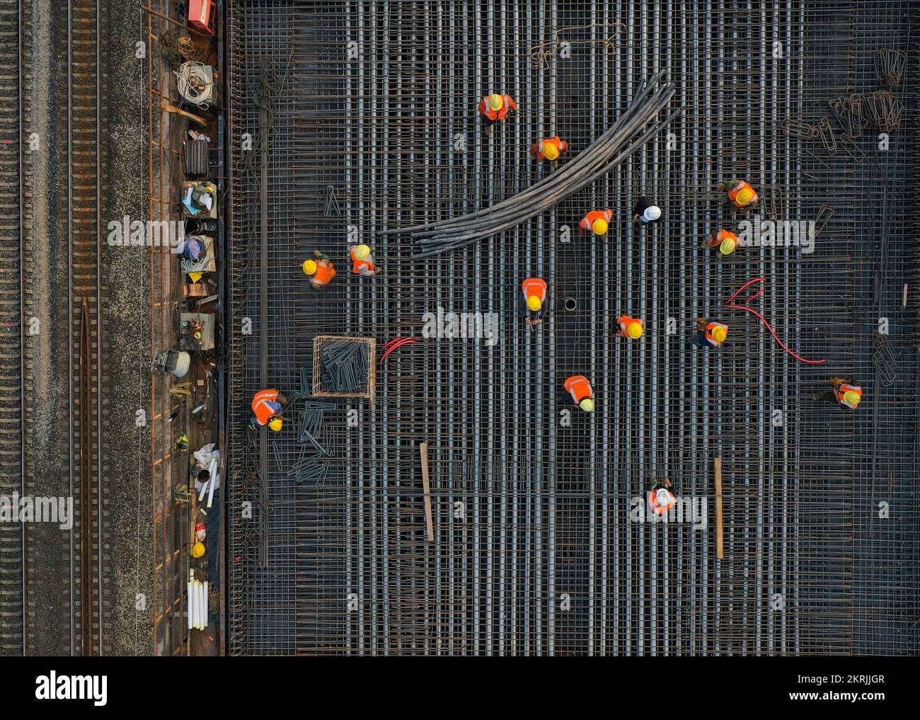 Chongqing. 28th Nov, 2022. This aerial photo taken on Nov. 28, 2022 ...