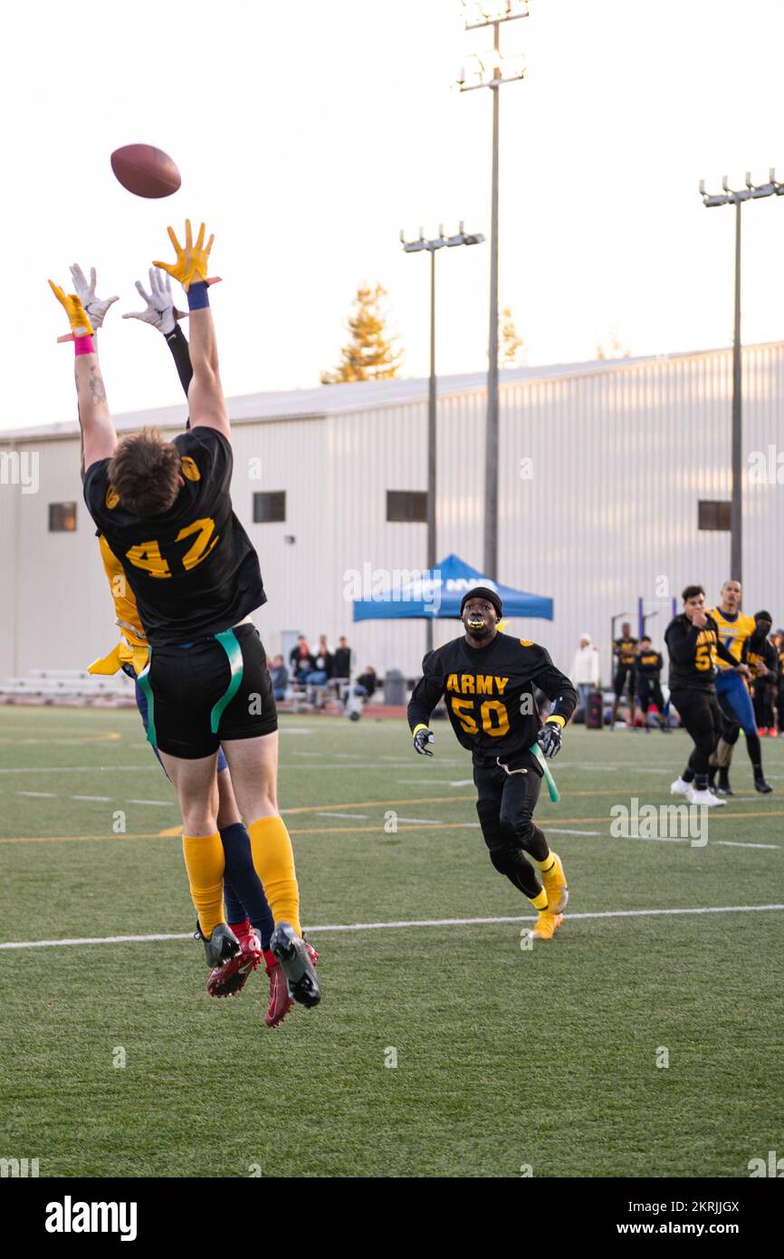 Service members from local commands play in the 2022 Army-Navy flag ...