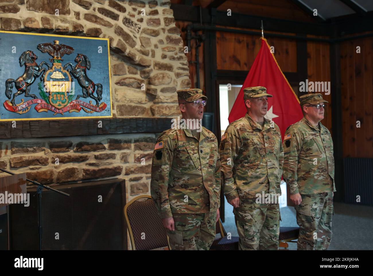 Brig. Gen. James McCormack, assistant adjutant general-Army, presides ...