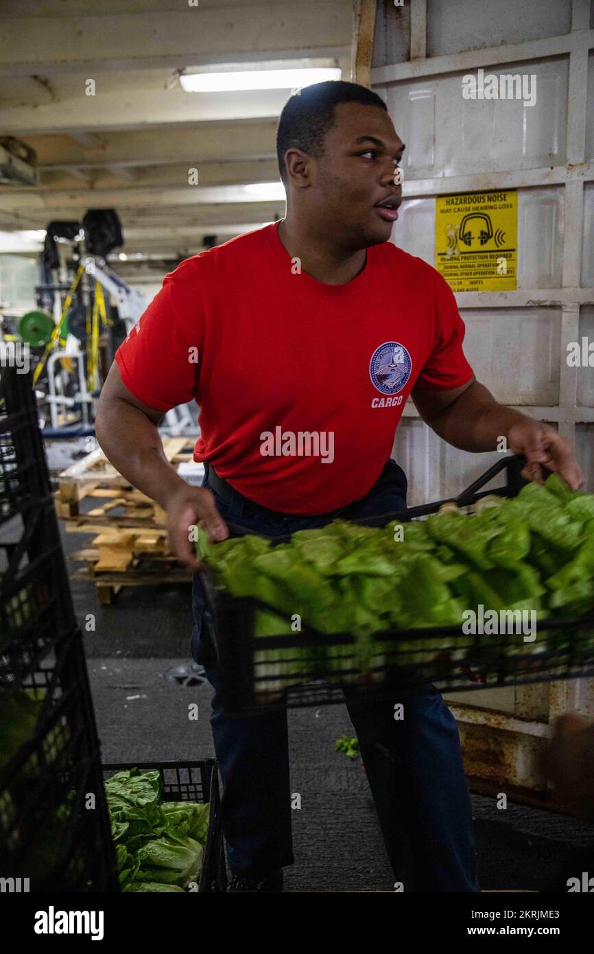 221119-N-IX644-1377 ADRIATIC SEA (Nov. 19, 2022) Culinary Specialist ...