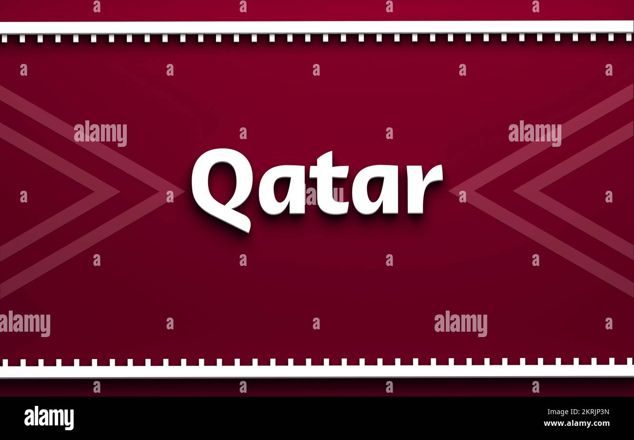 Soccer background, Qatar 2022 world cup banner Stock Photo - Alamy