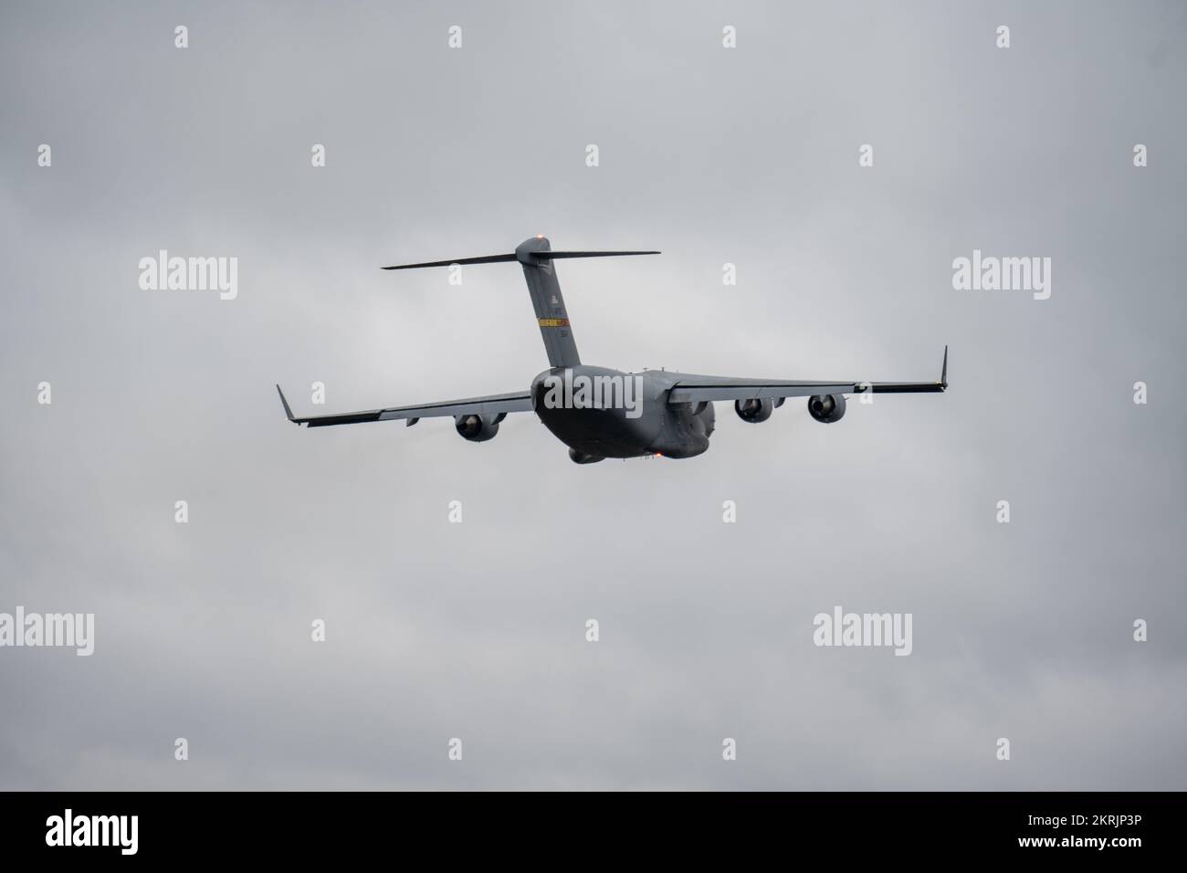 A C-17 Globemaster III aircraft assigned to the 729th Airlift Squadron, March Air Reserve Base ...