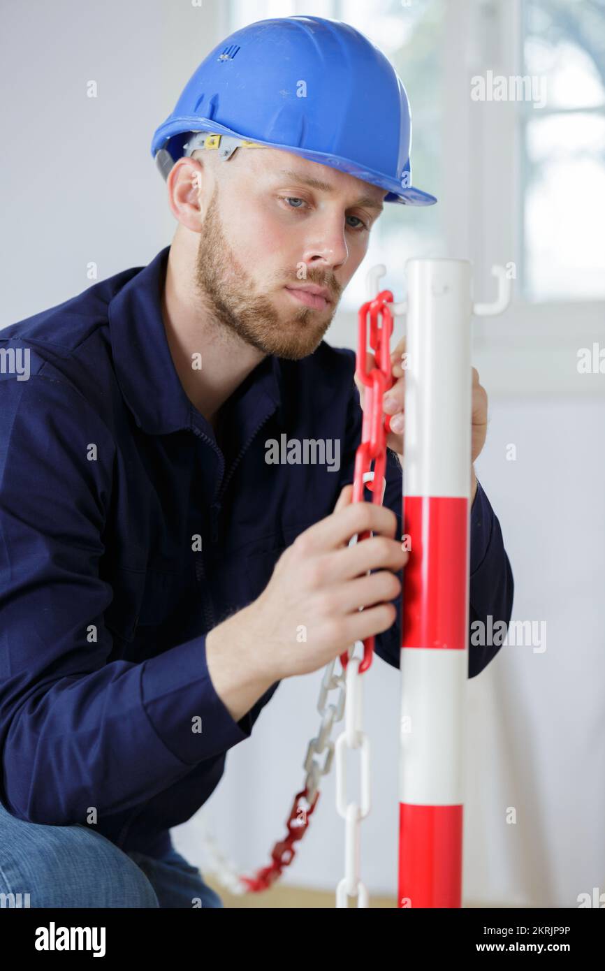 a man builder at work Stock Photo - Alamy