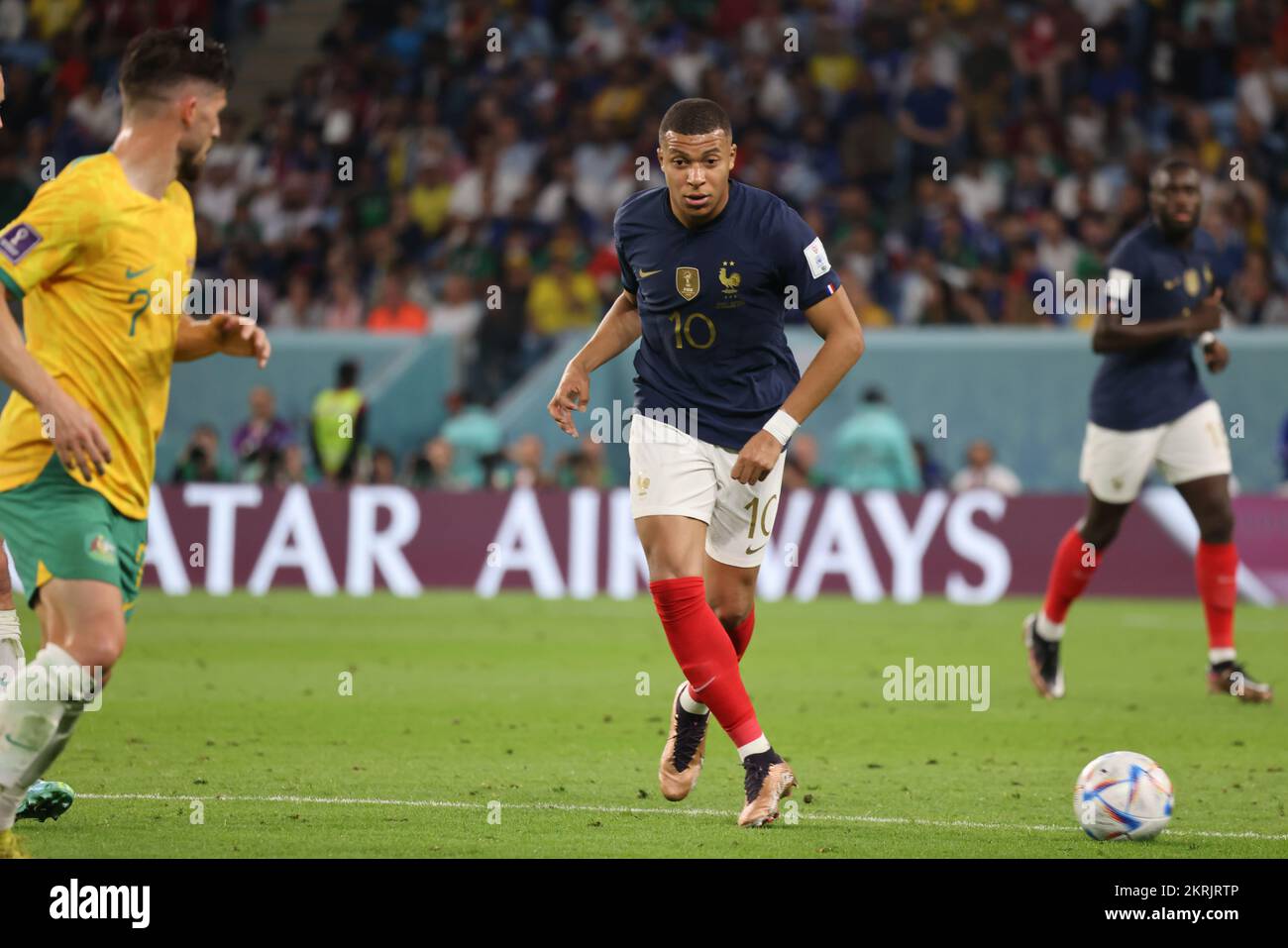 Al Janoub, Qatar. 22 November 2022. France vs Australia Stock Photo - Alamy