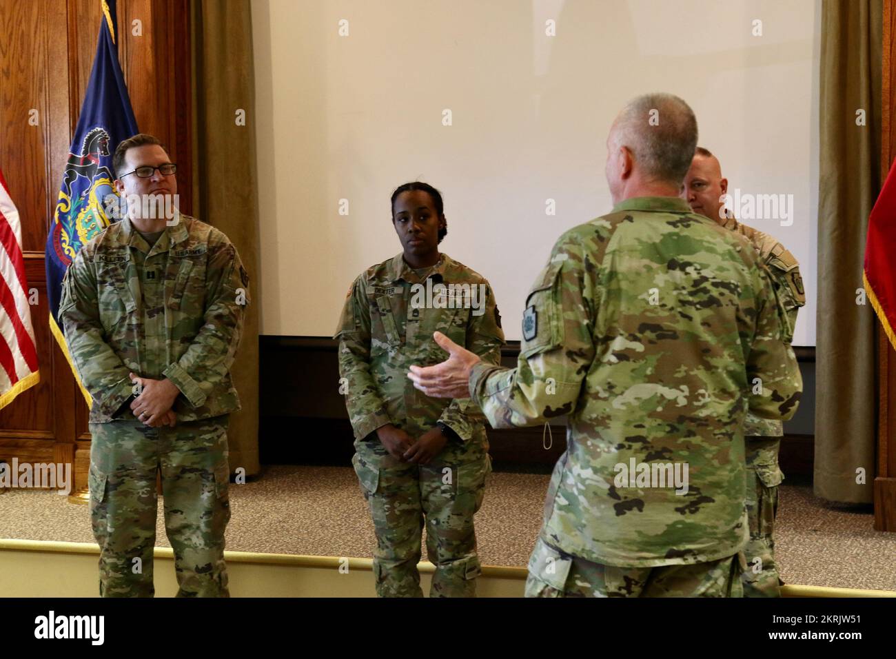U.S. Soldiers with Recruiting and Retention Battalion, Pennsylvania ...