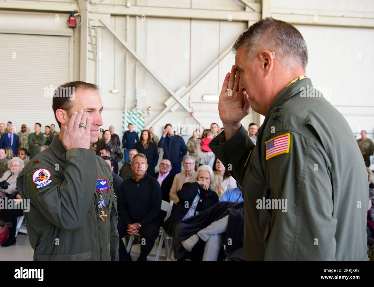 U.S. Air Force Maj. David Gantt, 701st Airlift Squadron C-17 pilot ...