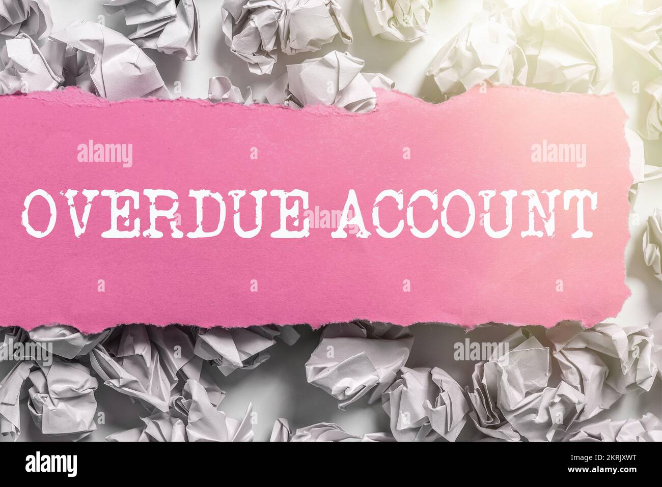 Hand writing sign Overdue Account, Internet Concept loans and other ...