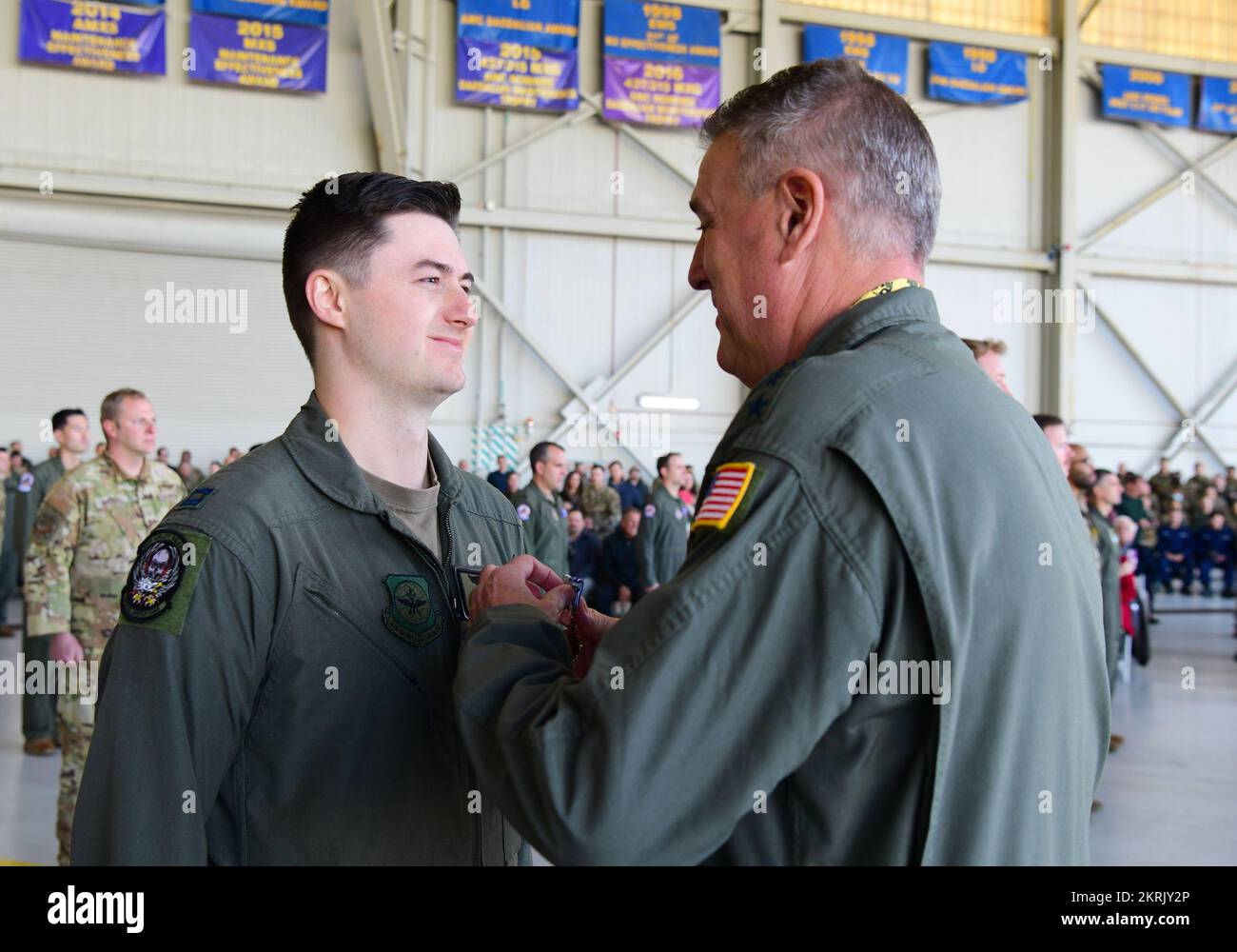 U.S. Air Force Capt. Chris Hoffman, 15th Airlift Squadron C-17 pilot ...