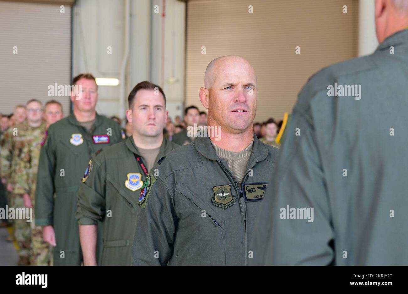 Distinguished Flying Cross recipients prepare to receive their medals ...