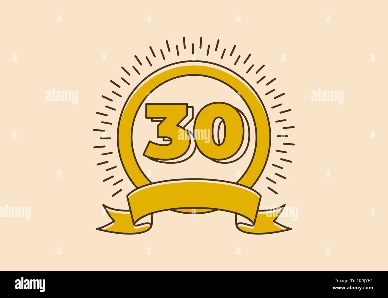 Number 30 Stock Vector Images - Alamy