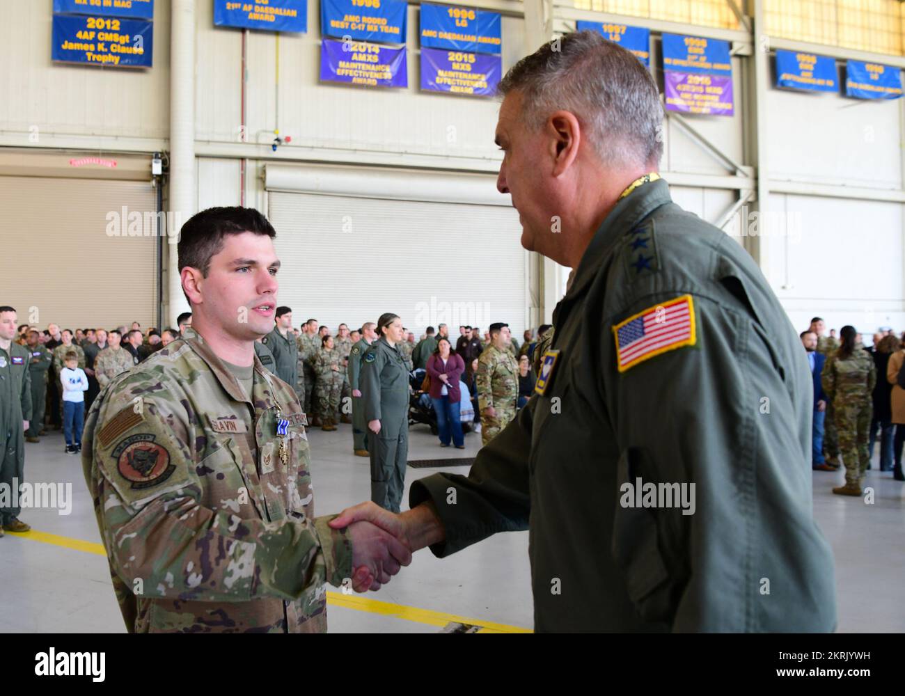 U.S. Air Force Staff Sgt. Tyler Slavin, 437th Aircraft Maintenance ...