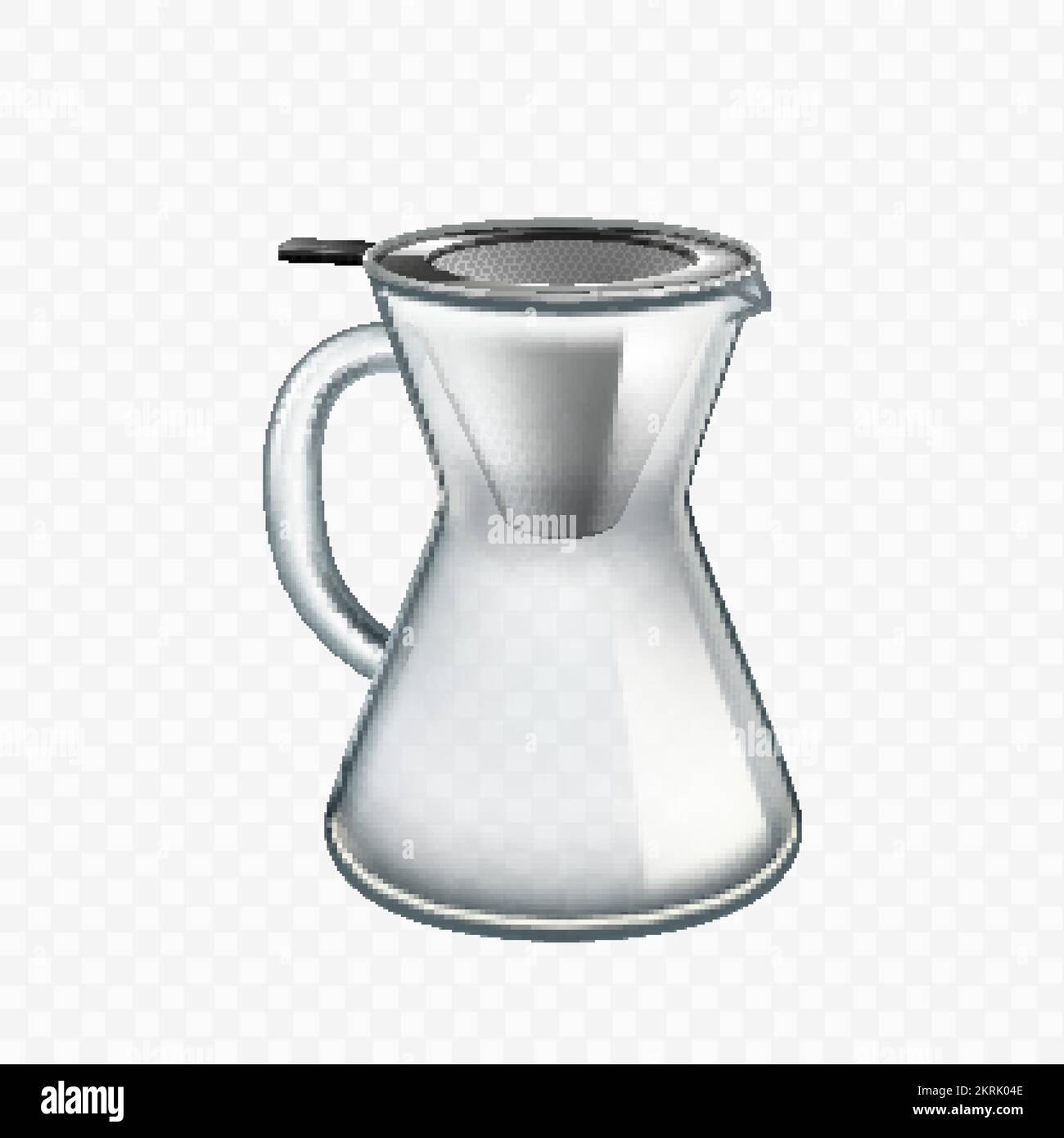 Coffee making machine pour Stock Vector Images - Alamy