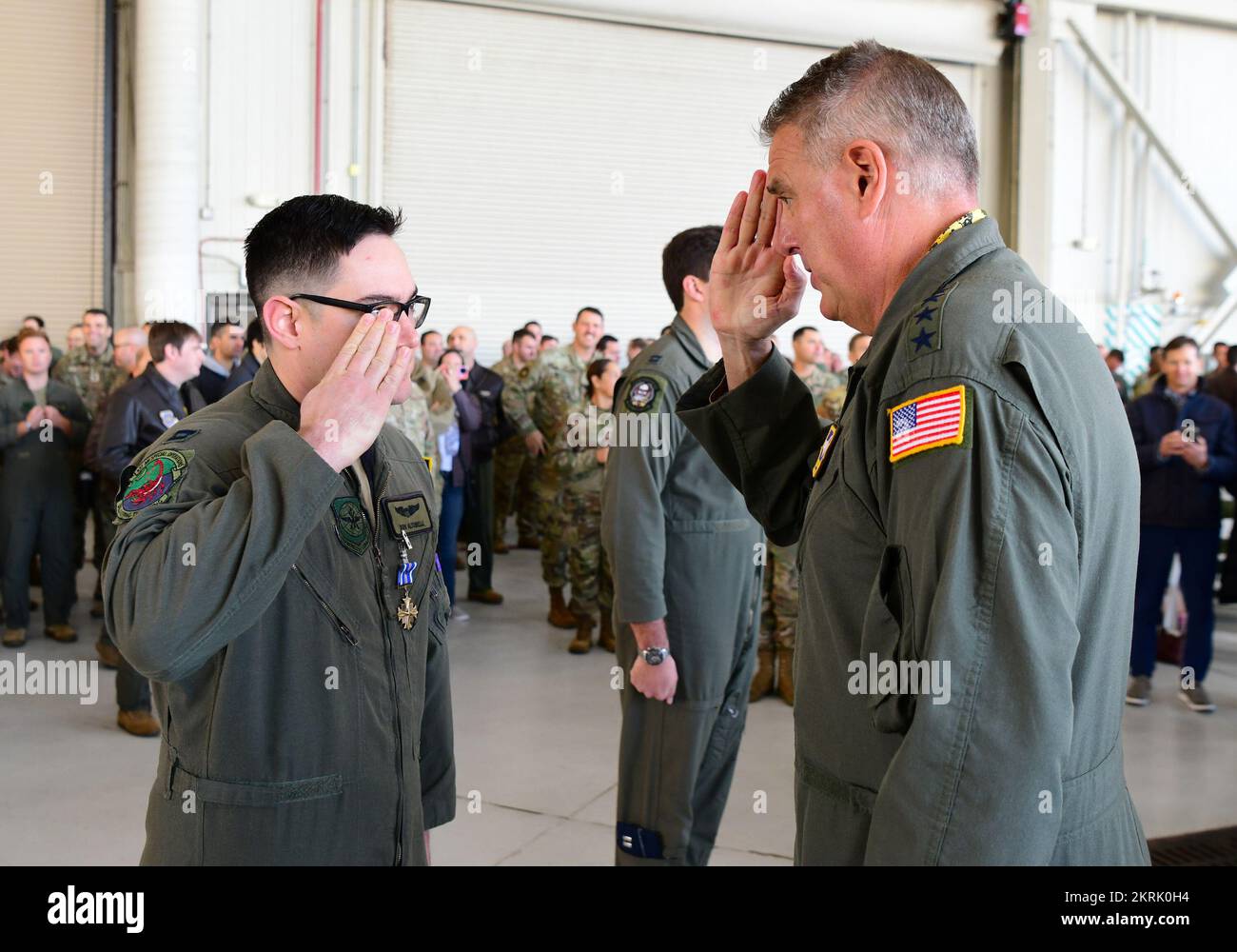 U.S. Air Force Capt. Mark Altobelli, 15th Airlift Squadron C-17 pilot ...