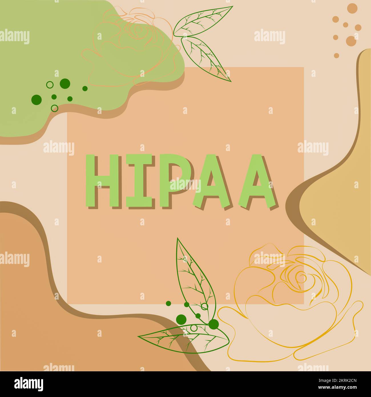 Conceptual caption Hipaa, Business showcase Acronym stands for Health ...